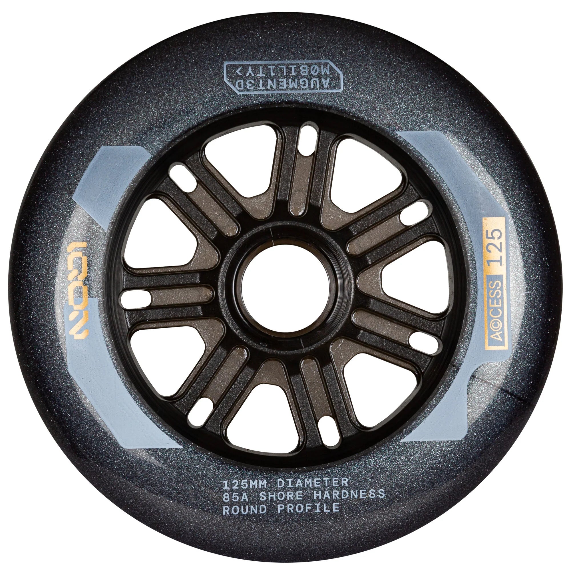 IQON Access 125 Dark Grey Wheels | 125mm 85A – SkaMiDan
