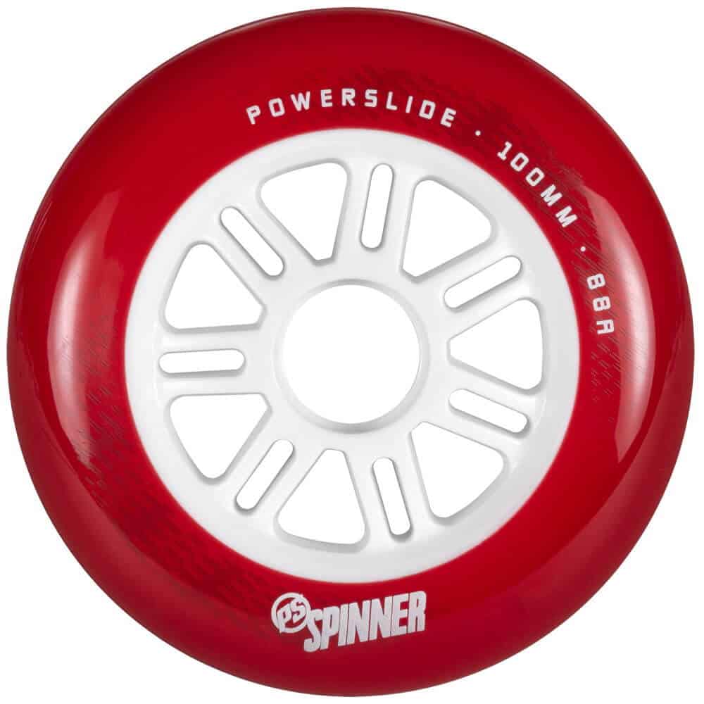 POWERSLIDE Spinner Wheels 100mm 88A Red – SkaMiDan