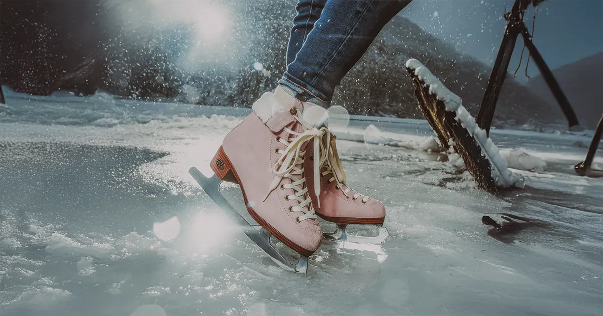 RIEDELL Ember Ice Skates Blush – Lifestyle Ice Skates – SkaMiDan